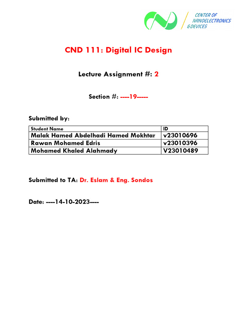 CND 111 Assignment 02 - Lecture | PDF | Field Programmable Gate Array | Digital Signal Processor