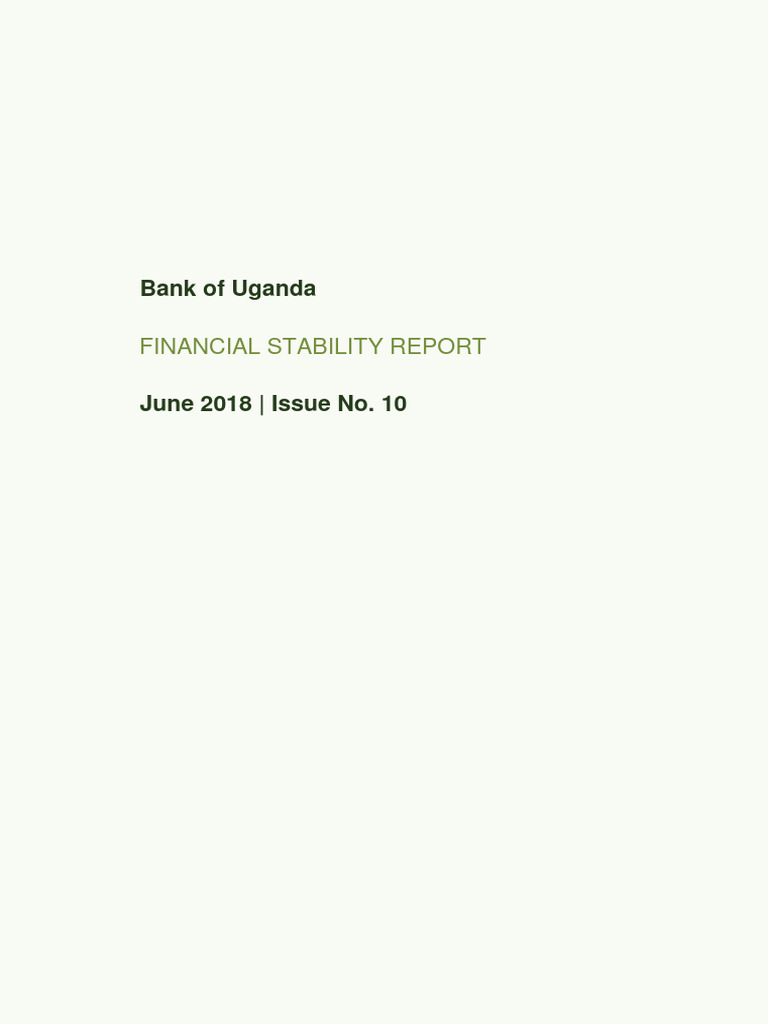 Financial Stability Report June-2018 Final | PDF | Inflation | Banks