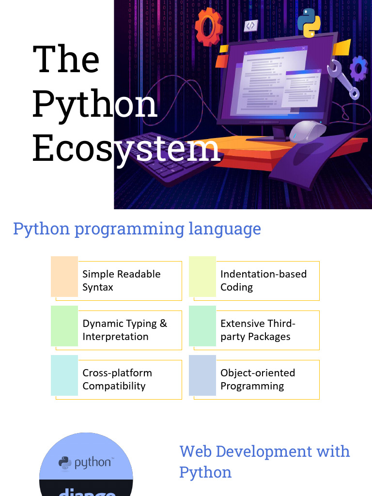 Python Ecosystem Pdf Python Programming Language Data