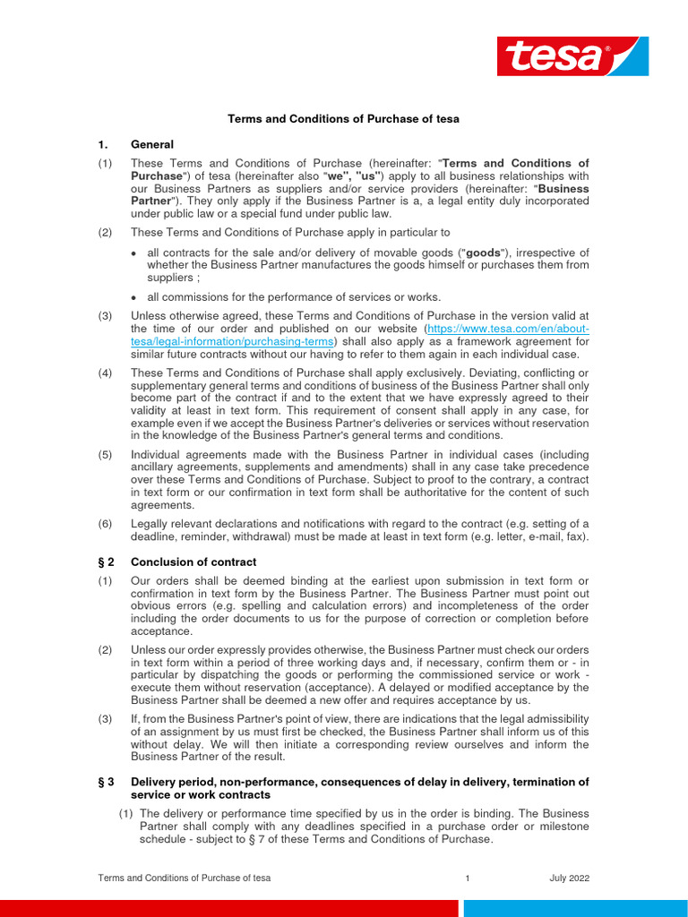 Purchasing Terms Mexico (EN) | PDF | Contractual Term | Legal Liability