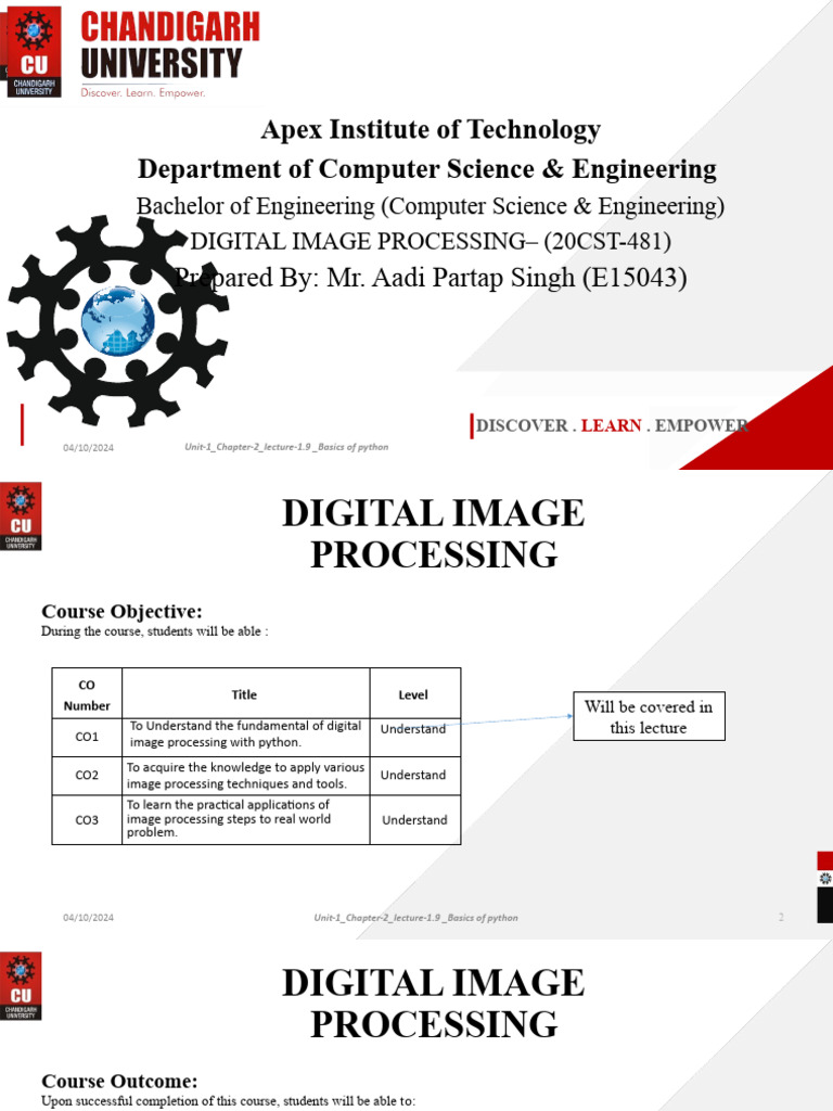 Unit 1 Chapter 2 Lecture 1 | PDF | Python (Programming Language) | Letter Case