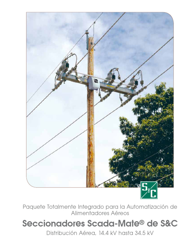 S&C Scada-Mate Boletin Descriptivo | PDF | Corriente eléctrica | Cambiar