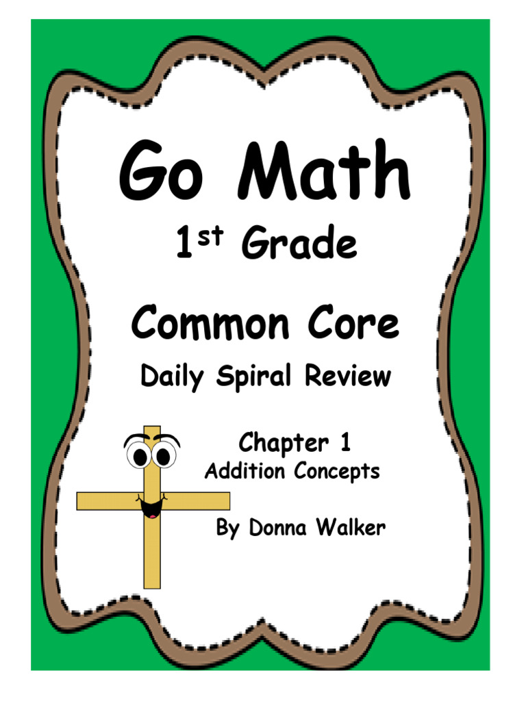 Go Math Chapter 1 | PDF | Worksheet
