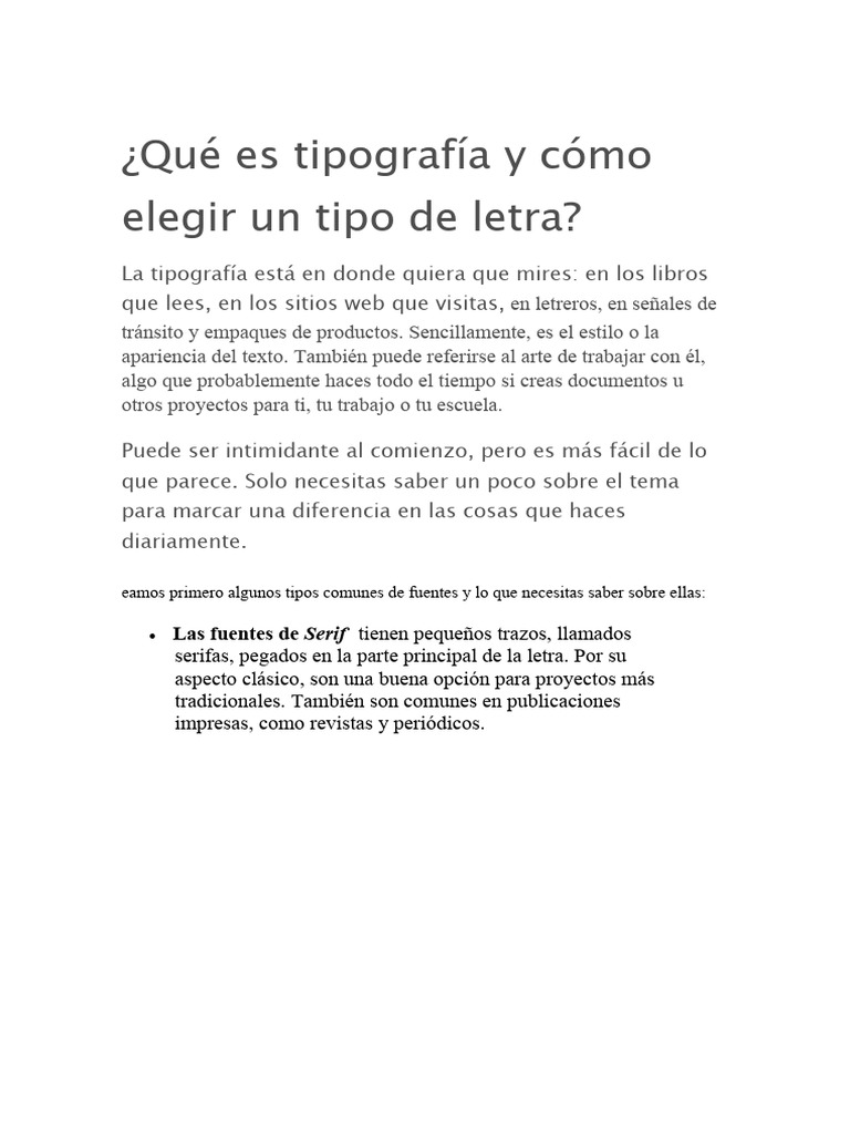 La Tipografia | Descargar gratis PDF | Serif | Tipografía