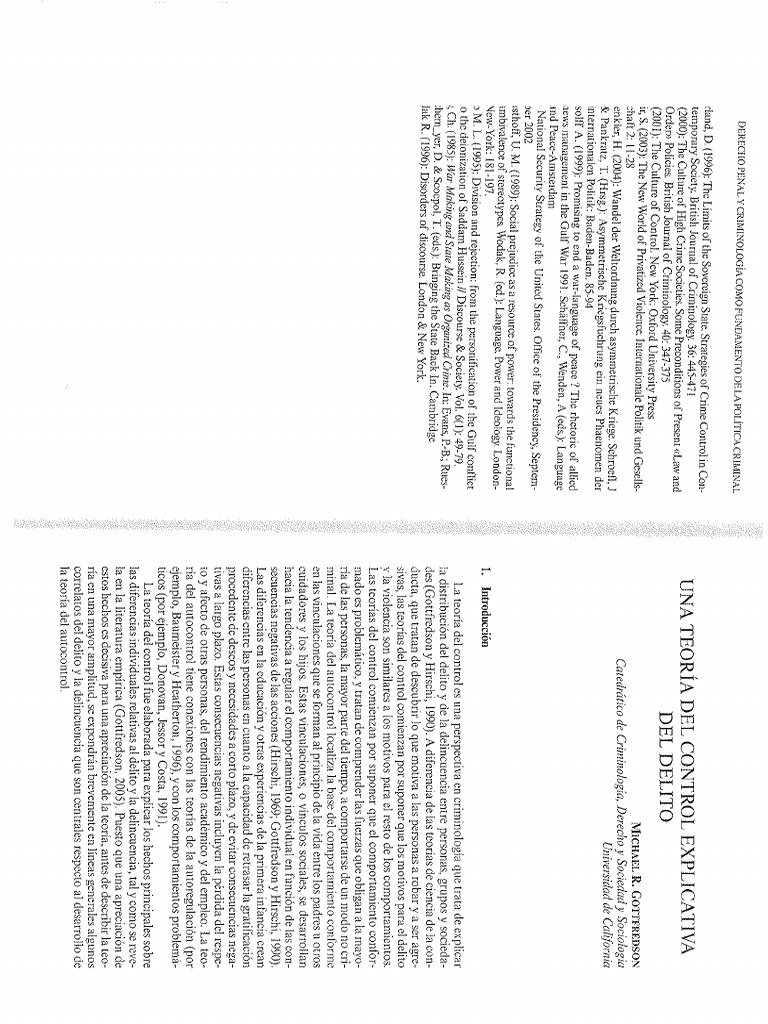 Gottfredson_Teoria Control | PDF