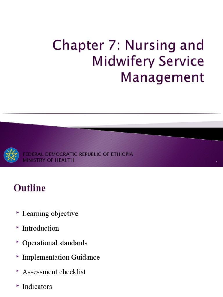 Nursing and Midwifery Service Standards | PDF | Nursing | Midwife