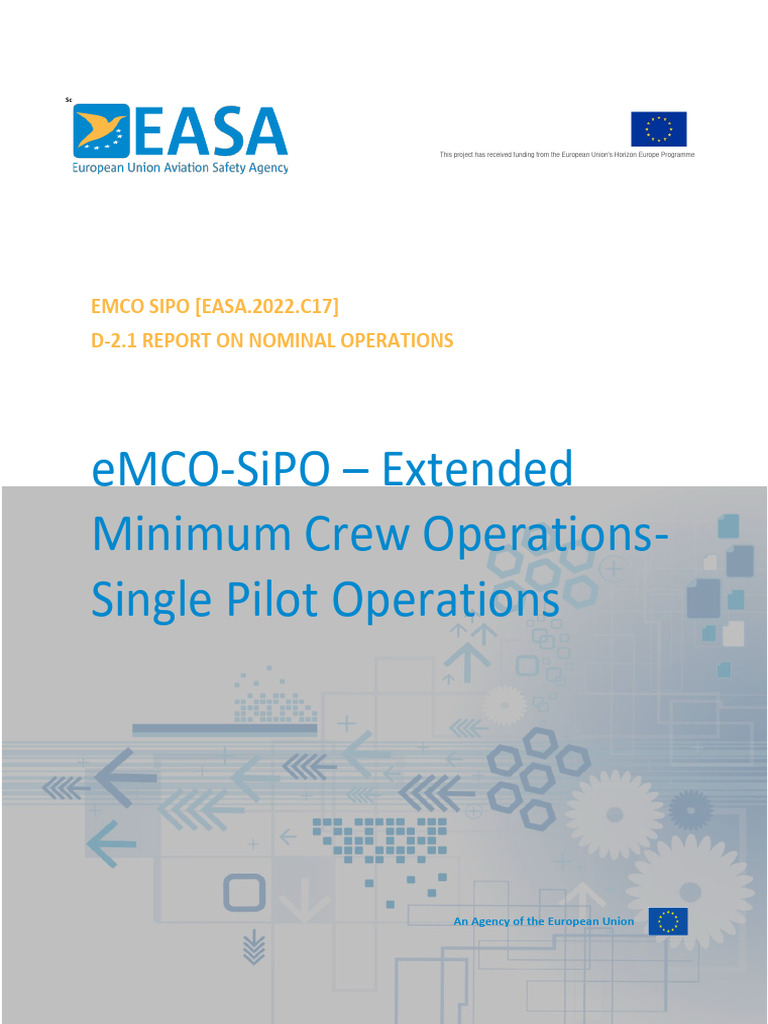 Emco-Sipo - d-2.1 - Report On Nominal Operations | PDF | Situation Awareness | Air Traffic Control