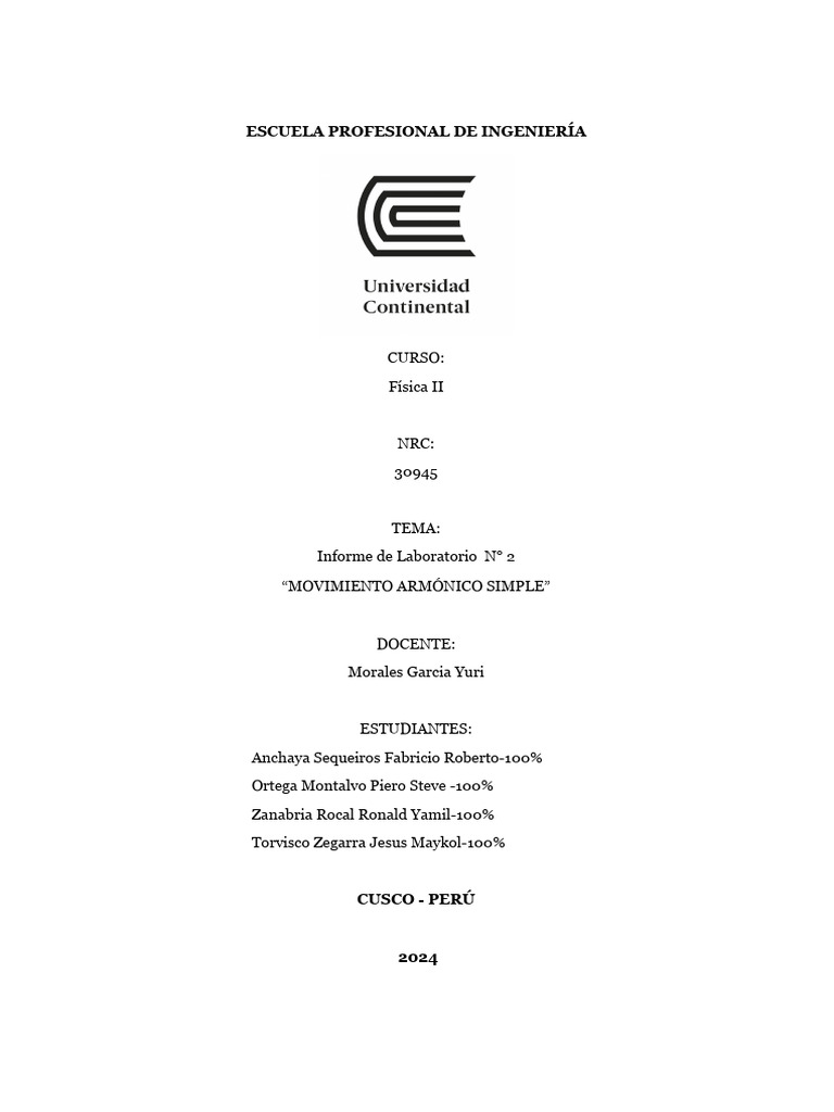 Tp02-Fisica 2 | PDF | Oscilación | Velocidad