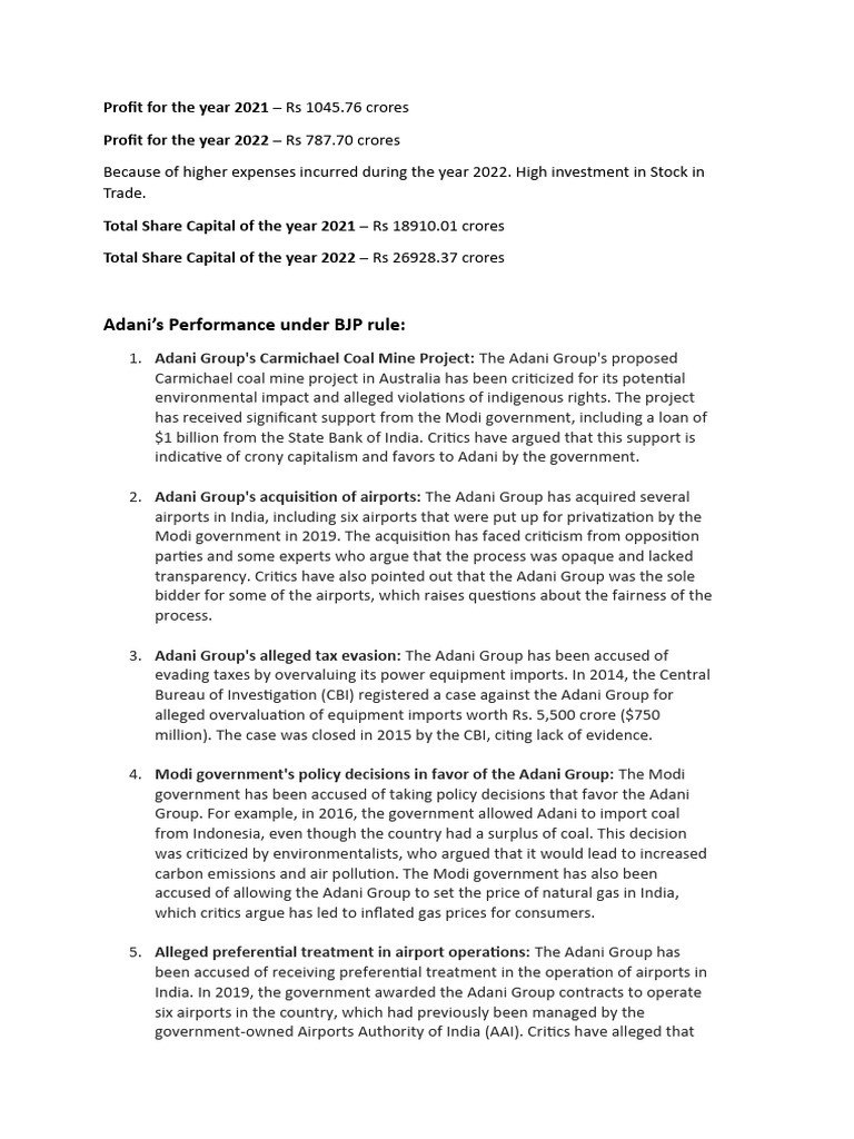 Adani Enterprises | PDF | Infrastructure | Sustainability