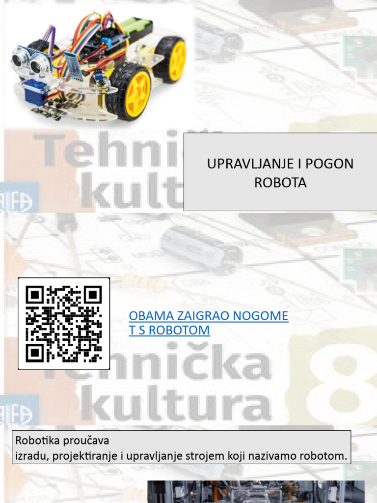 12.upravljanje I Pogon Robota | PDF