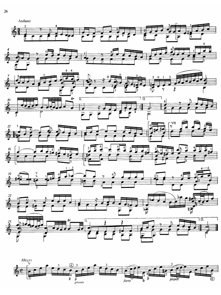 Bach Andante | PDF