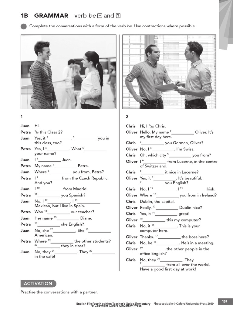 1B Grammar | PDF | Linguistics