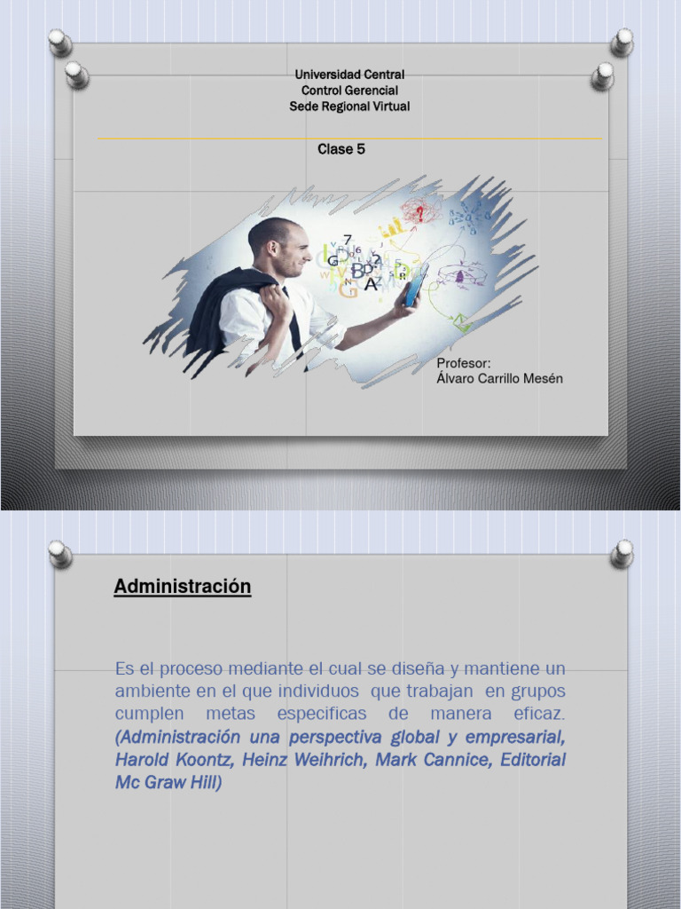 Control Gerencial Clase 5 Material Clase 5 | PDF | Análisis FODA | Planificación
