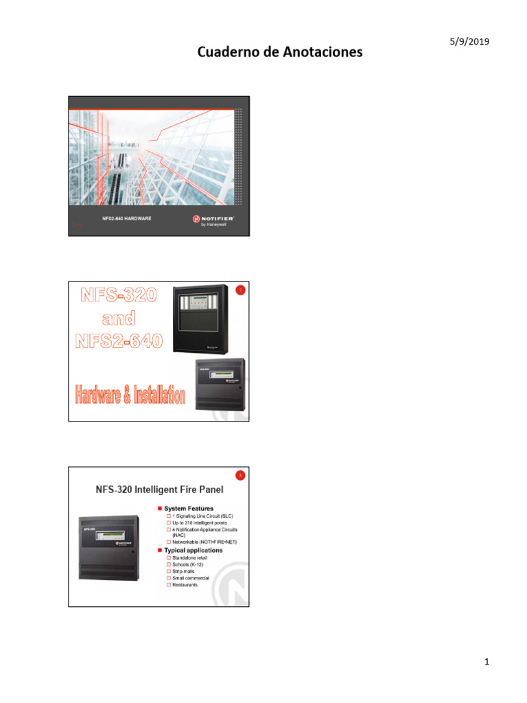 NFS2-640 Fire Alarm Control Panel Guide | PDF | Electrical Engineering ...