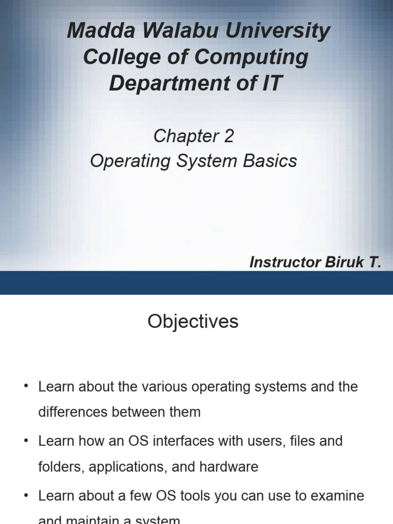 CH 02 | PDF | Microsoft Windows | Operating System