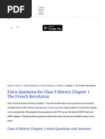 Class 9 History Chapter Wise Topic Wise Notes Chapter 1 The French ...