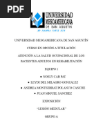 Escala de Discapacidad Por Lesión Medular - Asia | PDF