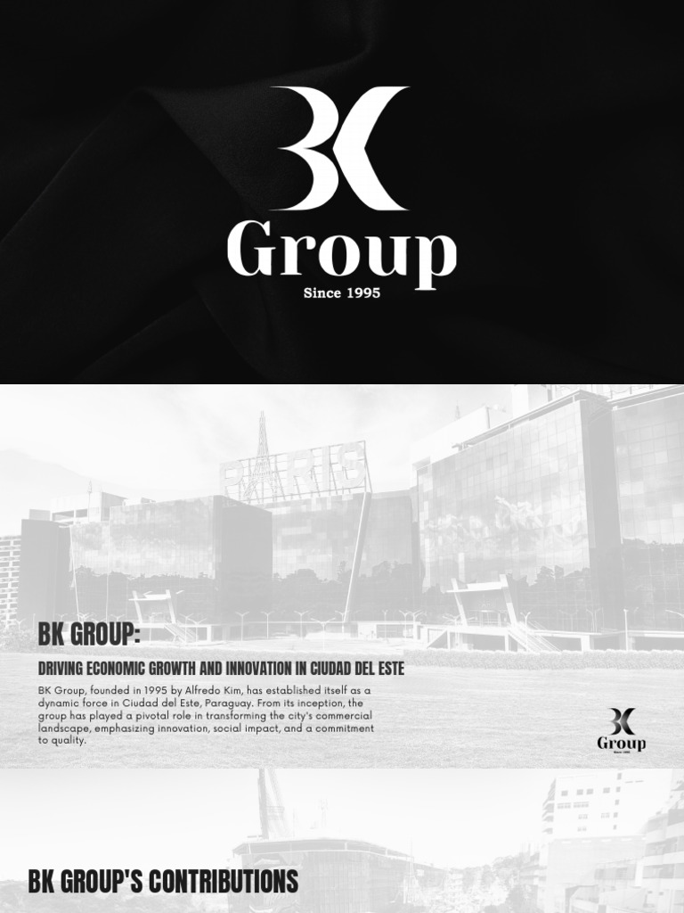 BK GROUP 2024 Presentacion de Marca | PDF | Economies | Retailing