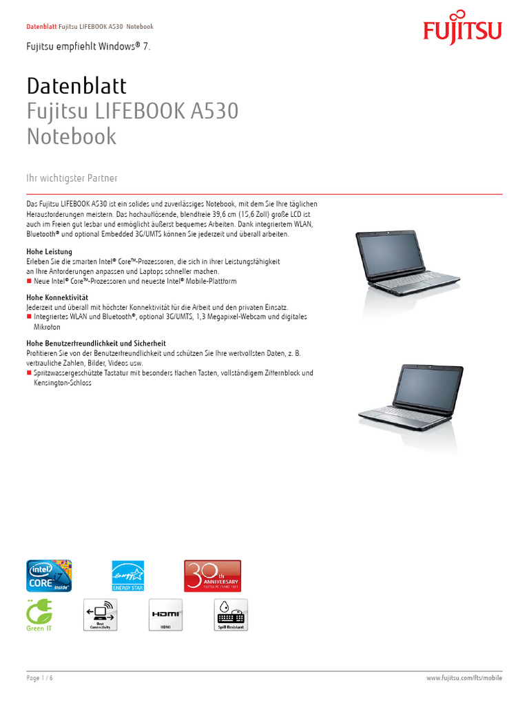 A530 Lifebook | PDF