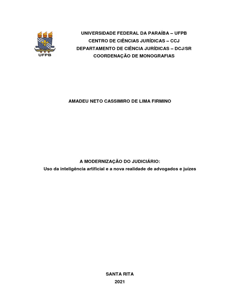 Modelo Pronto - TCC | PDF | Arbitragem | Aprendizado