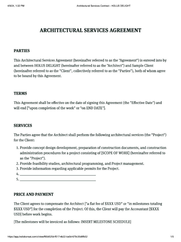 Architecture Contract | PDF