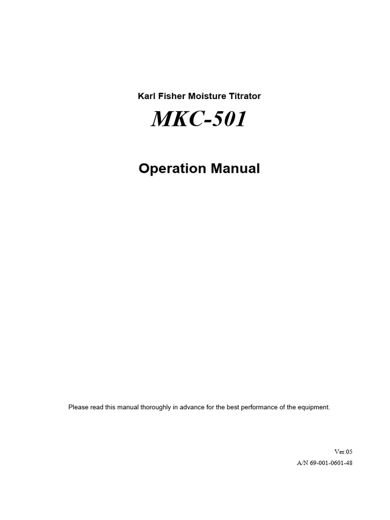 MKC-501 Operation Manual Ver05 | PDF | Ac Power Plugs And Sockets | Fuse (Electrical)