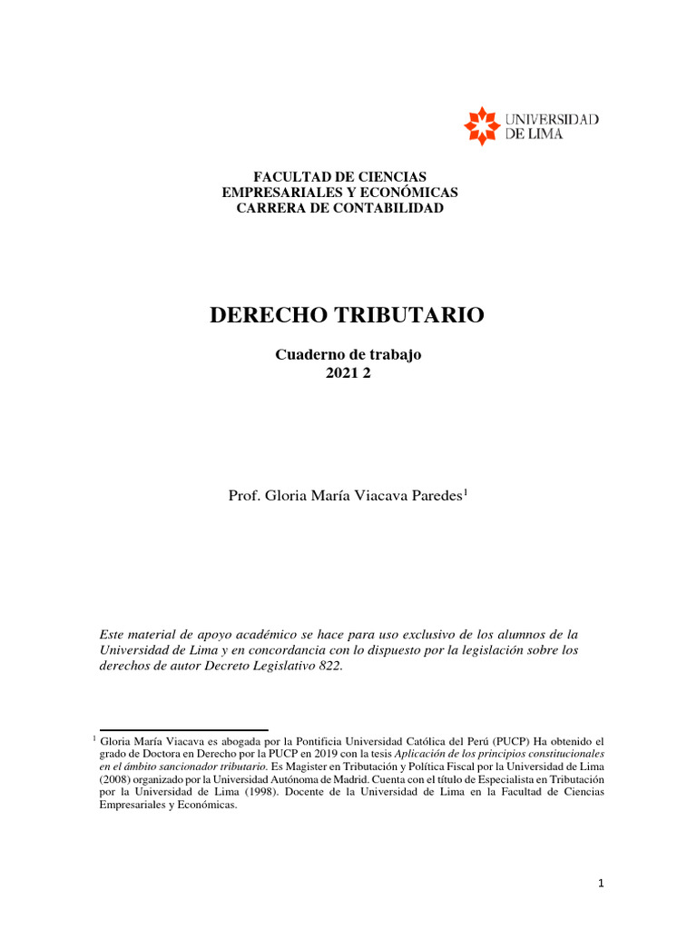 Viacava Derecho-Tributario | PDF | Impuestos | Apelación