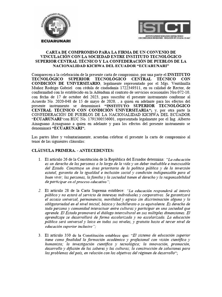 Carta Compromiso Vinculación Ing Alberto Ainaguano Firma-Signed (2) Ok (1) (Modificar Fima ...