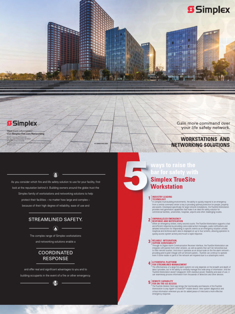 Caracteristicas Tecnicas Sistema Simplex 4100 Es Ok | PDF | Amplifier ...