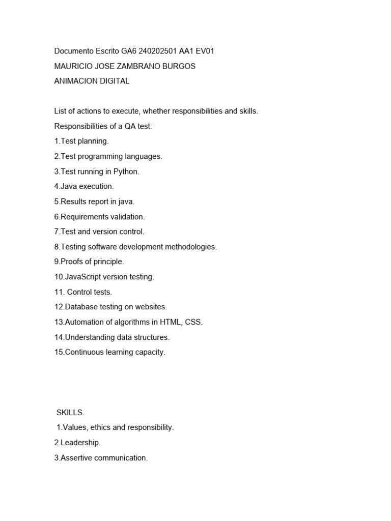 Documento Escrito GA6 240202501 AA1 EV01 | PDF | Goal | Cognitive Science