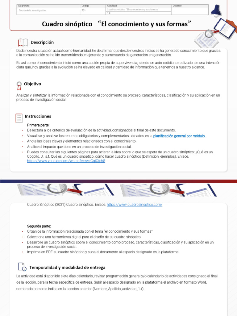 Navarro José Ensayo (1f Cuadro Sinótico) | PDF | Conocimiento | Diseño