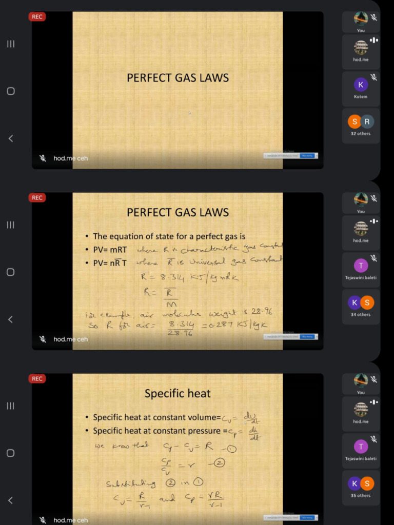 Perfect Gas Laws Ss | PDF | Physical Chemistry | Physical Sciences