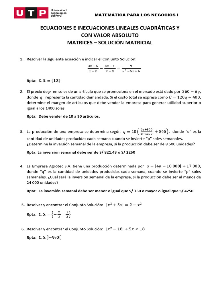 Ejercicios Complementarios | PDF | Matemáticas | Objetos matemáticos