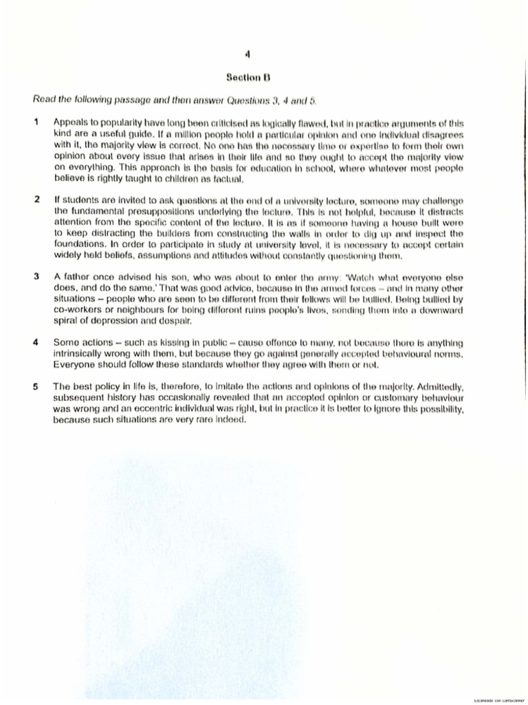 Analyzing Arguments Set C | PDF