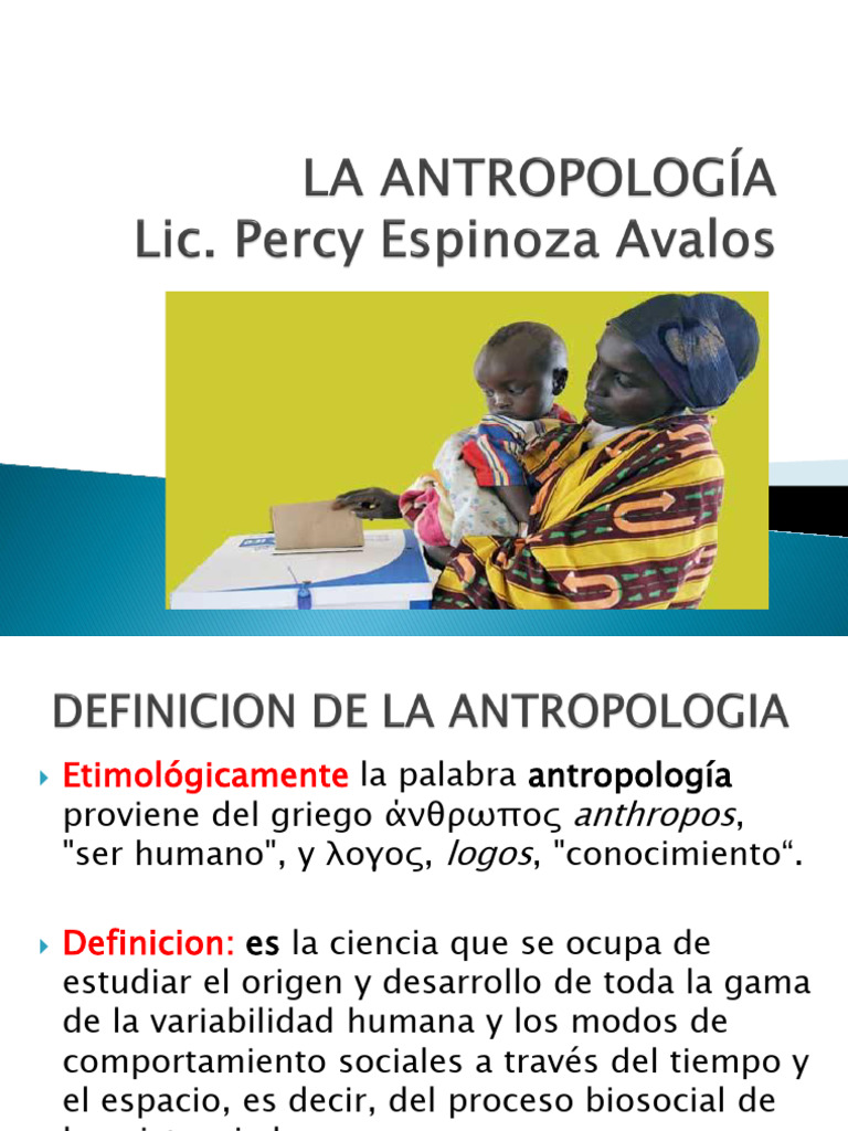 La Antropología Definicion | PDF | Antropología | Arqueología
