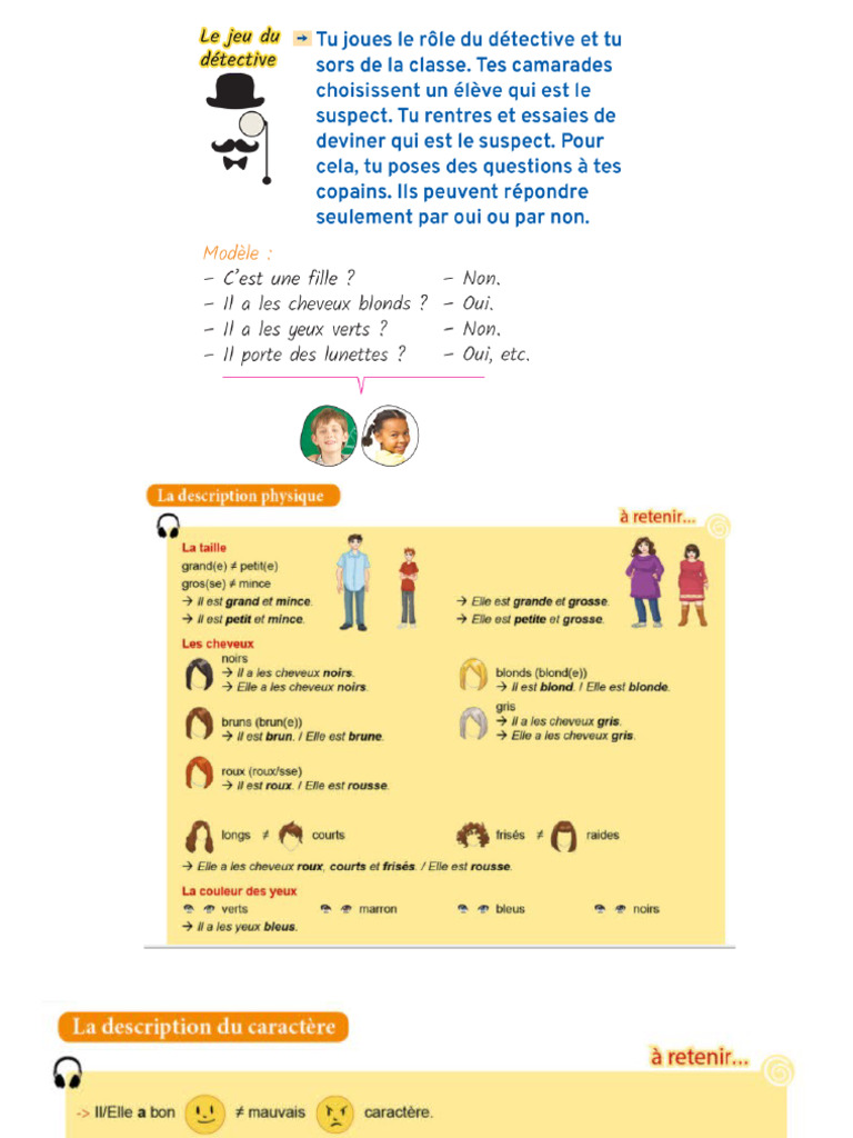 Decrire Qqun | PDF