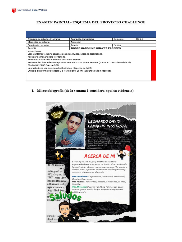 Esquema Del Proyecto Challenge - Ef Camacho Inostroza Leonardo David | PDF