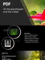 On The Grasshopper and The Cricket | PDF | John Keats | Poetry
