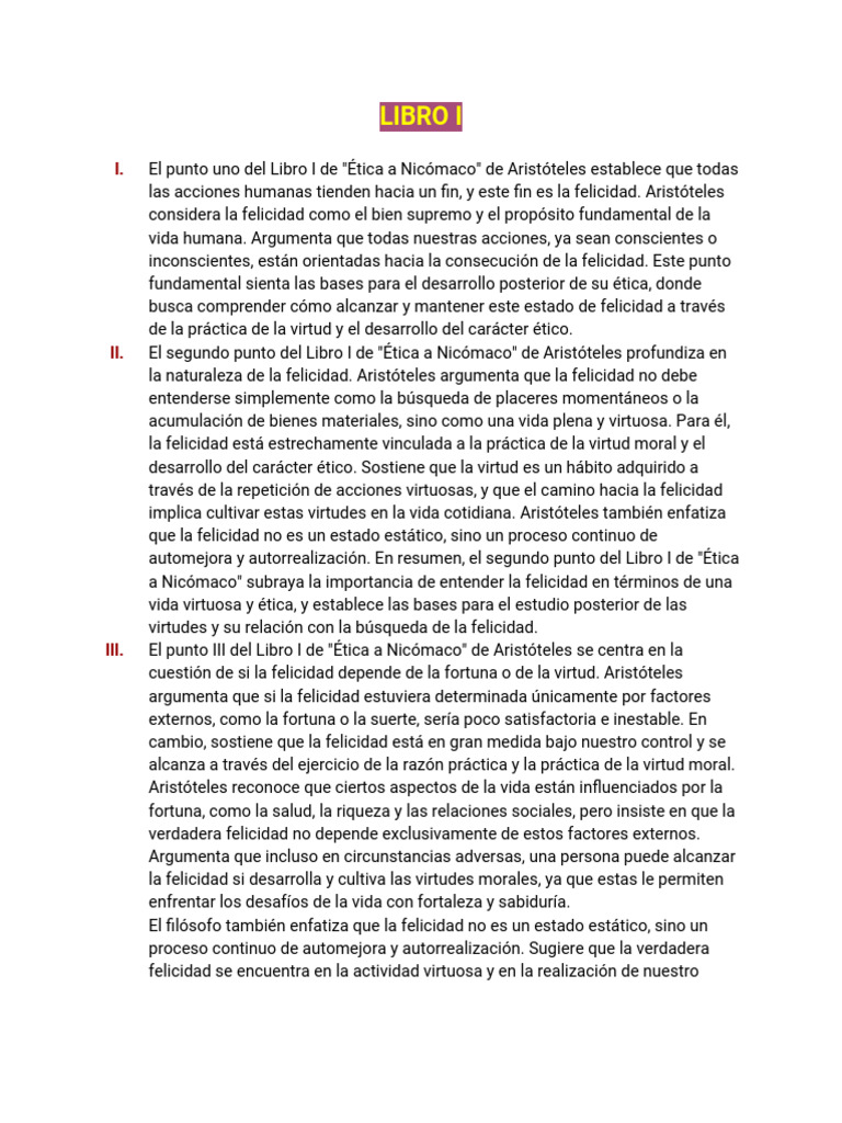 Aristóteles: Felicidad y Virtud | PDF | Valor | Virtud