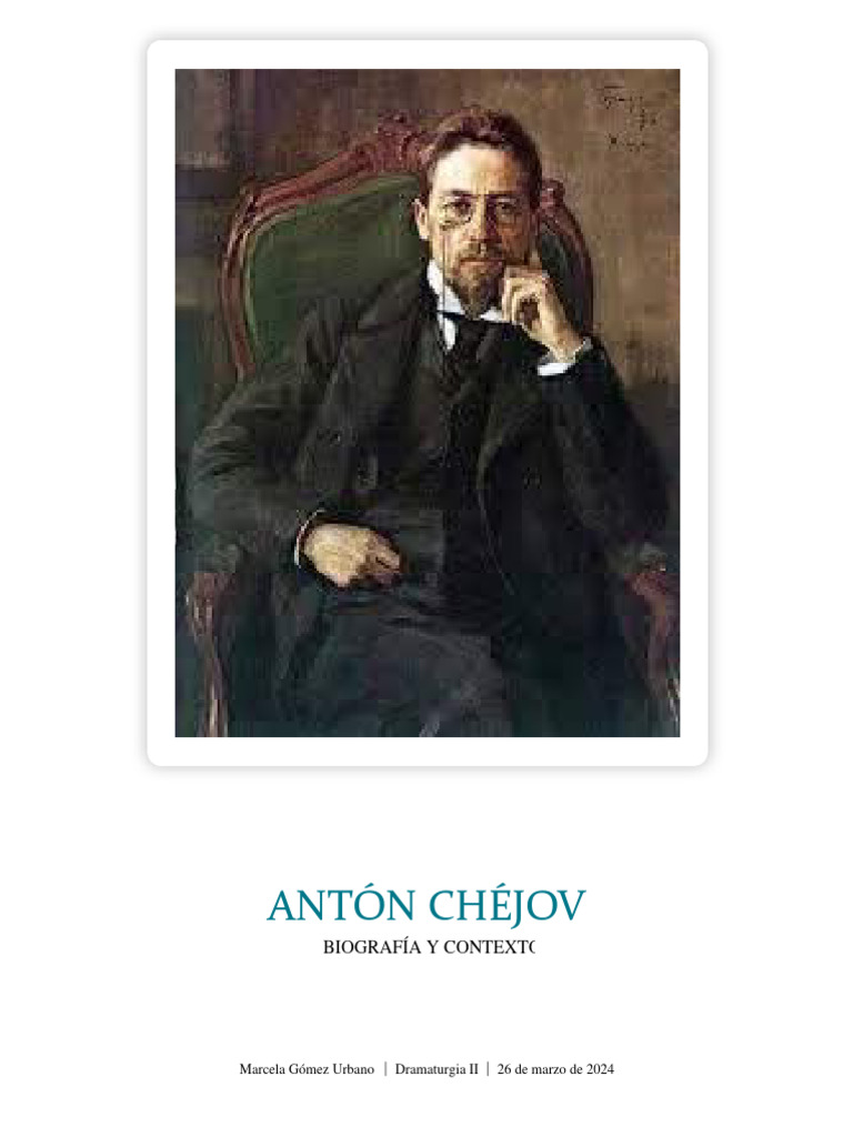 Antón Chéjov | PDF | Anton Chekhov