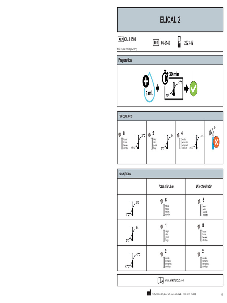 Elical 2: CALI-0580 06-6140 2023-12 | PDF | Magnesium | Chemistry