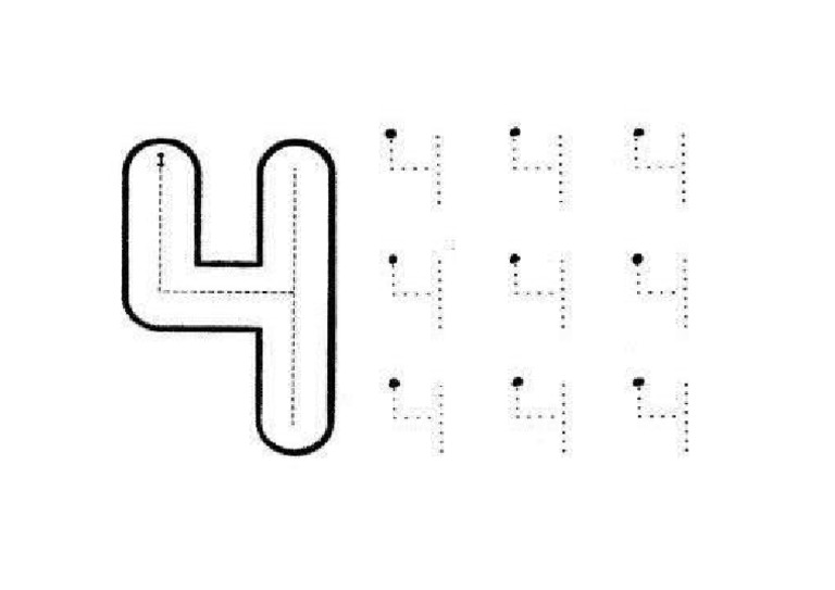 Trazo Número 4 | PDF