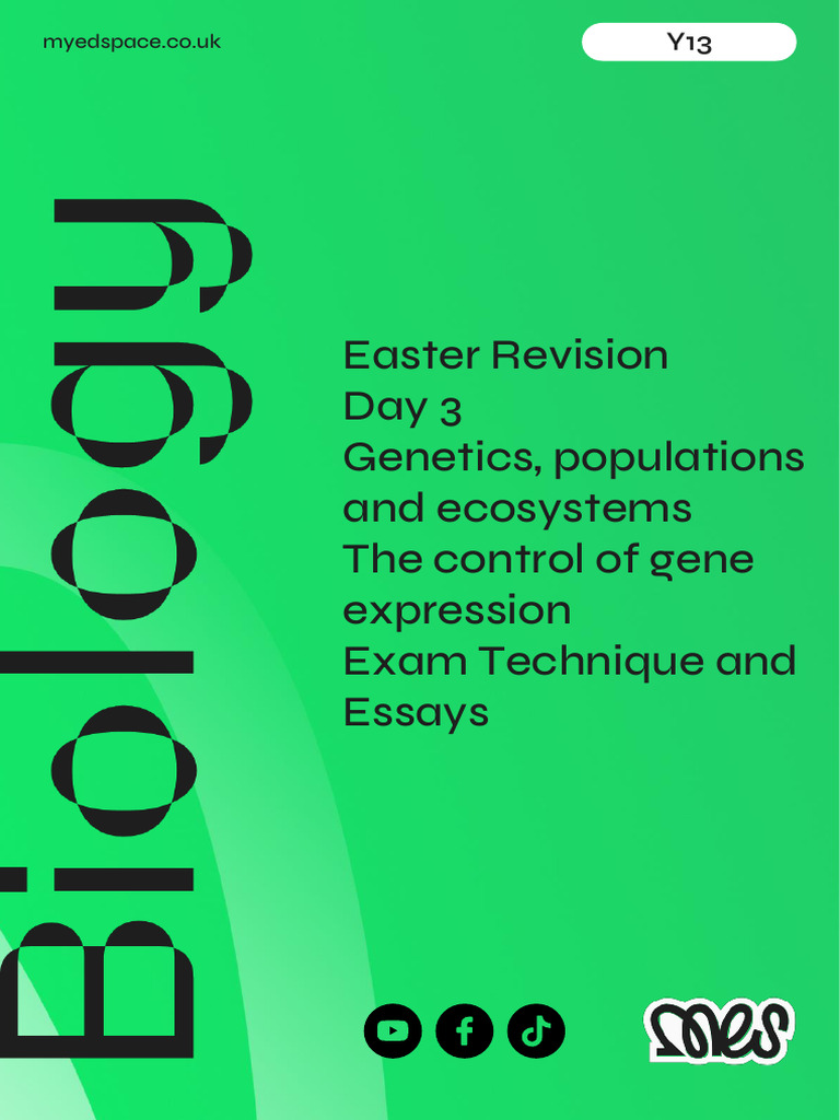 Easter Revision: Genetics Overview | PDF | Dominance (Genetics) | Genotype