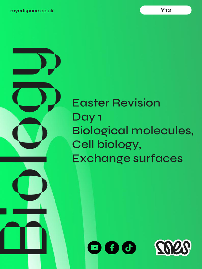 MyEdSpace Easter Revision Guide | PDF | Cell (Biology) | Chloroplast