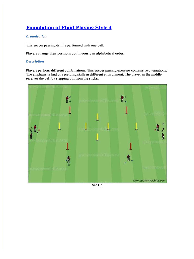 Soccer Passing Drill | PDF | Association Football