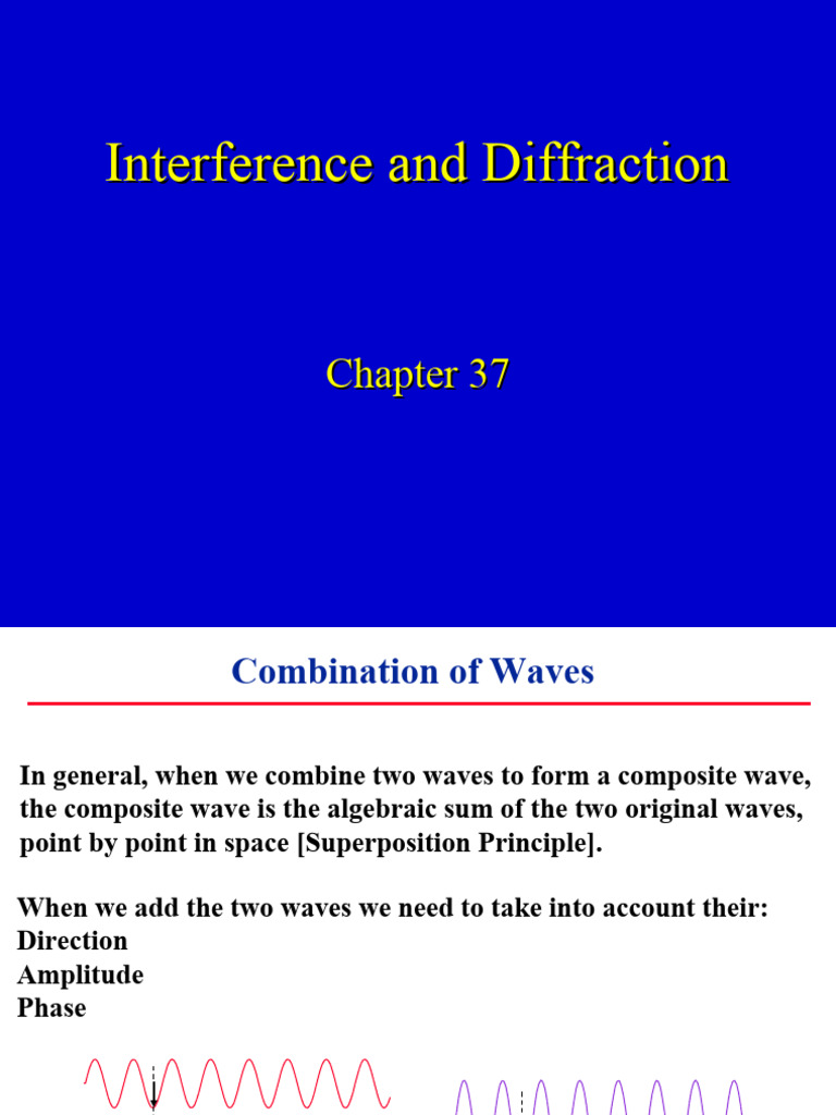 Class 22 A | PDF | Interferometry | Coherence (Physics)