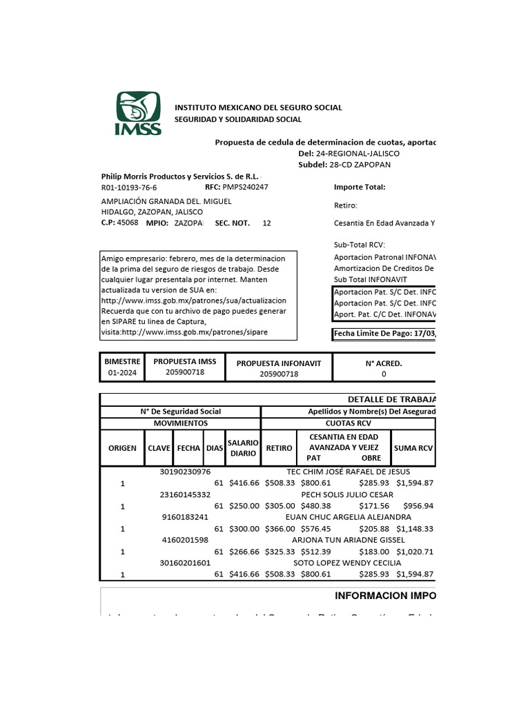 Formato de Cedula de Determinacion | PDF
