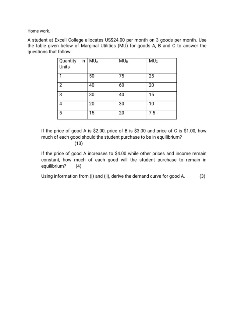 Form 5 Ecos Home Work | PDF | Business