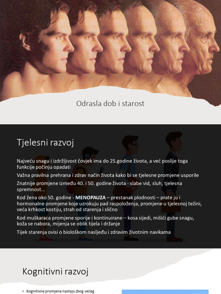 Odrasla Dob I Starost | PDF