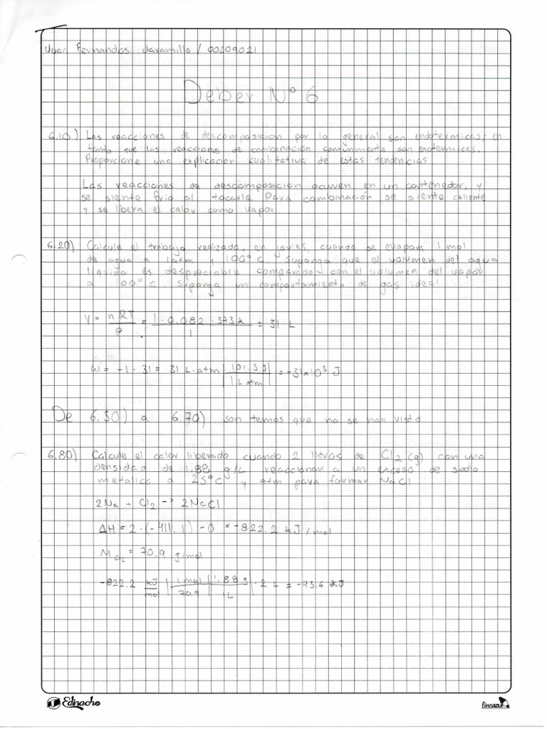 Deber Capitulo 6 | PDF